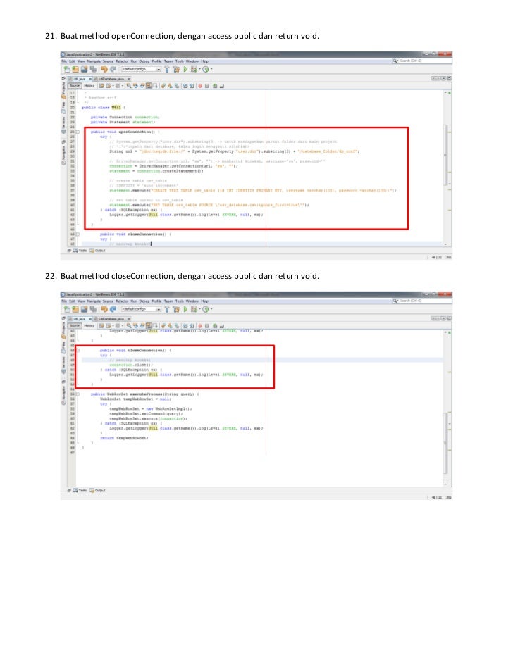 Tutorial Text Database Hsqldb