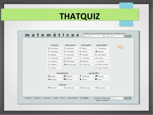 Tutorial De Thatquiz