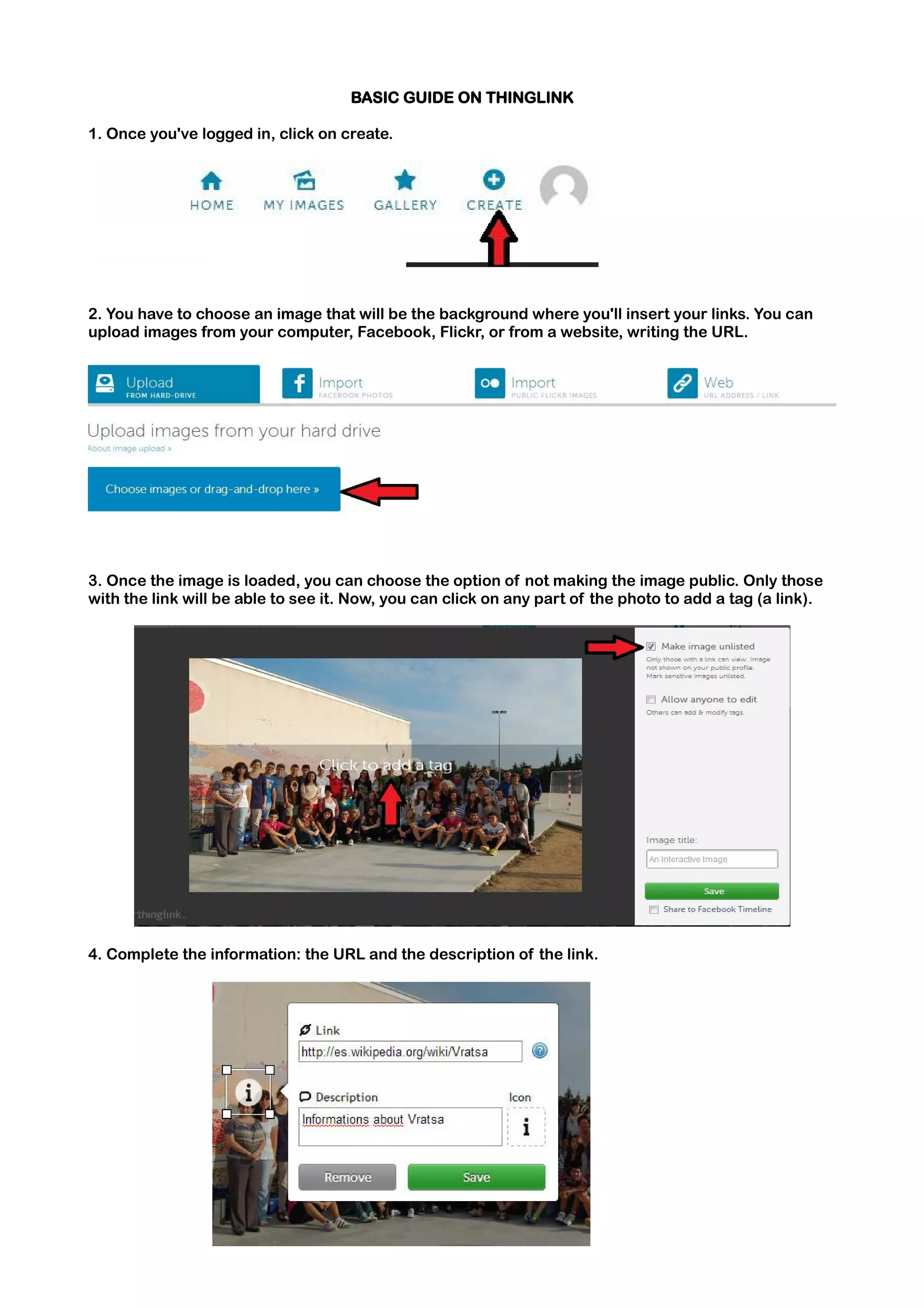 Tutorial thinglink | PDF