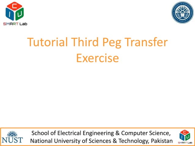 Tutorial third peg transfer exercise | PPT