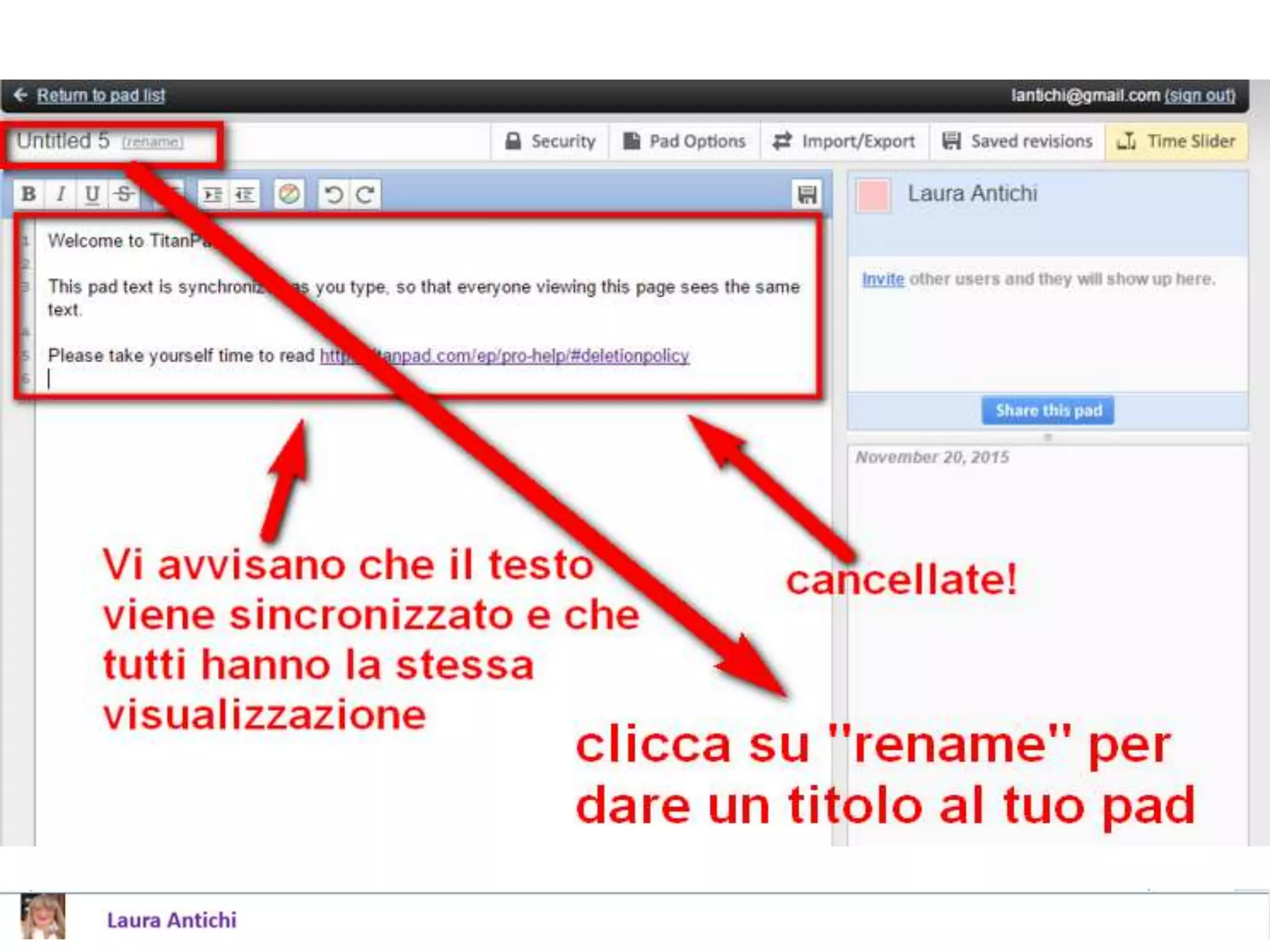 Tutorial titanpad modellamento | PPTX