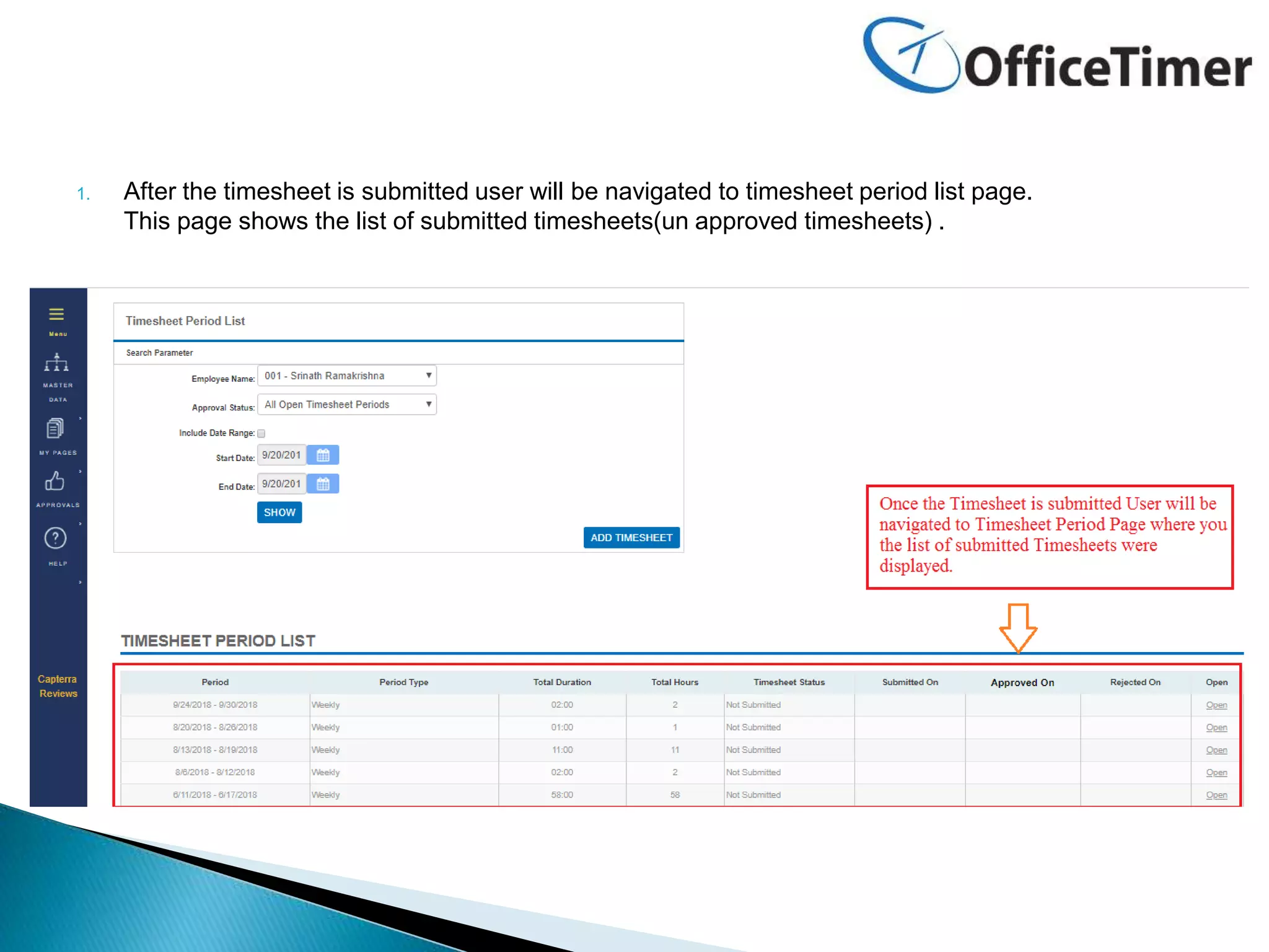 Tutorial to fill timesheet in office timer | PPT