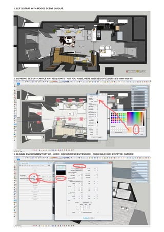Tutorial topview render setup | PDF