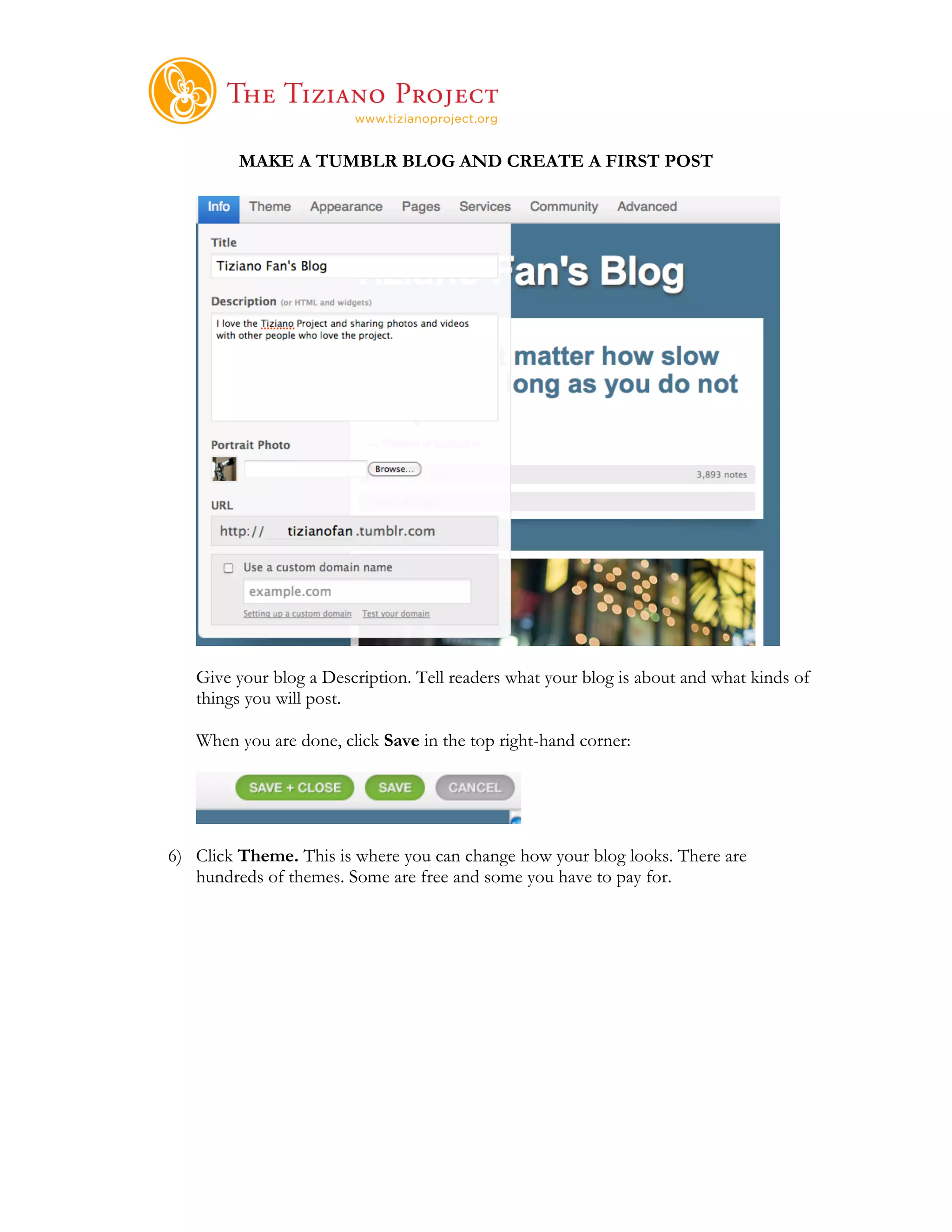 Tutorial Tumblr | PDF