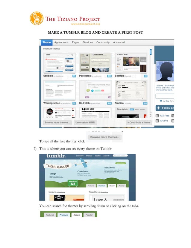 Tutorial Tumblr | PDF