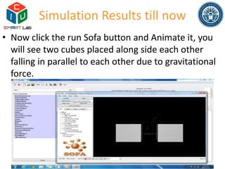 Tutorial two cubes falling on a floor due to gravity | PPTX