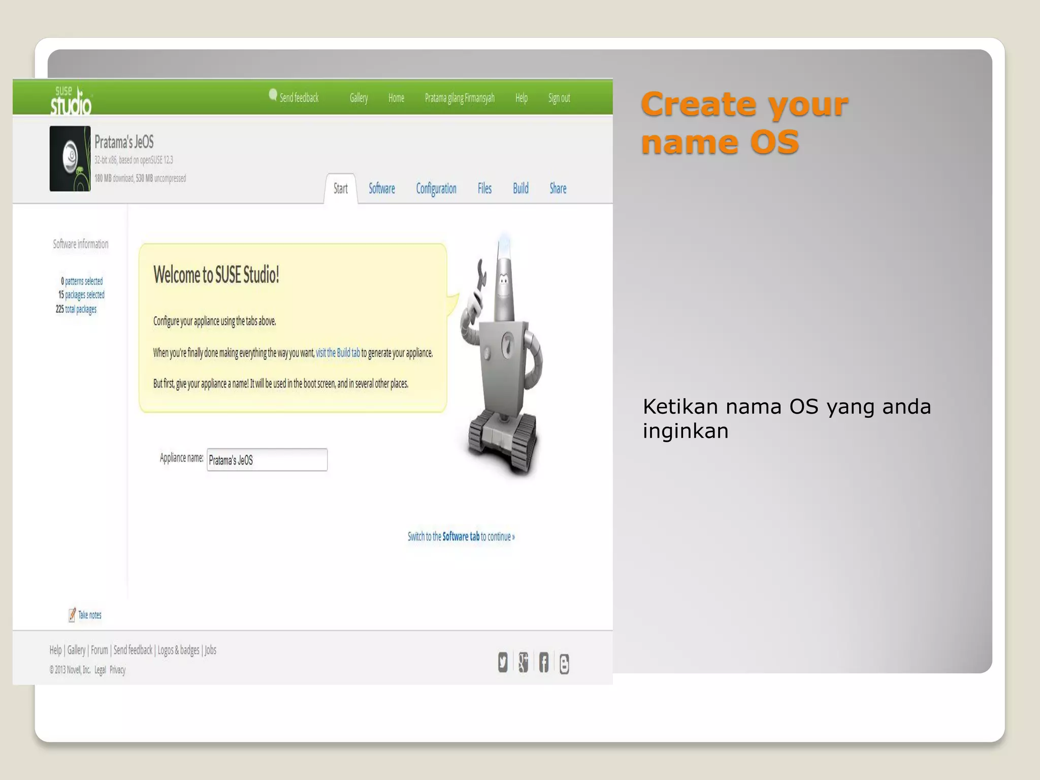 Tutorial untuk membuat os (operating system) | PPT