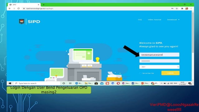 Tutorial upload template gaji 2021 sipd | PPTX