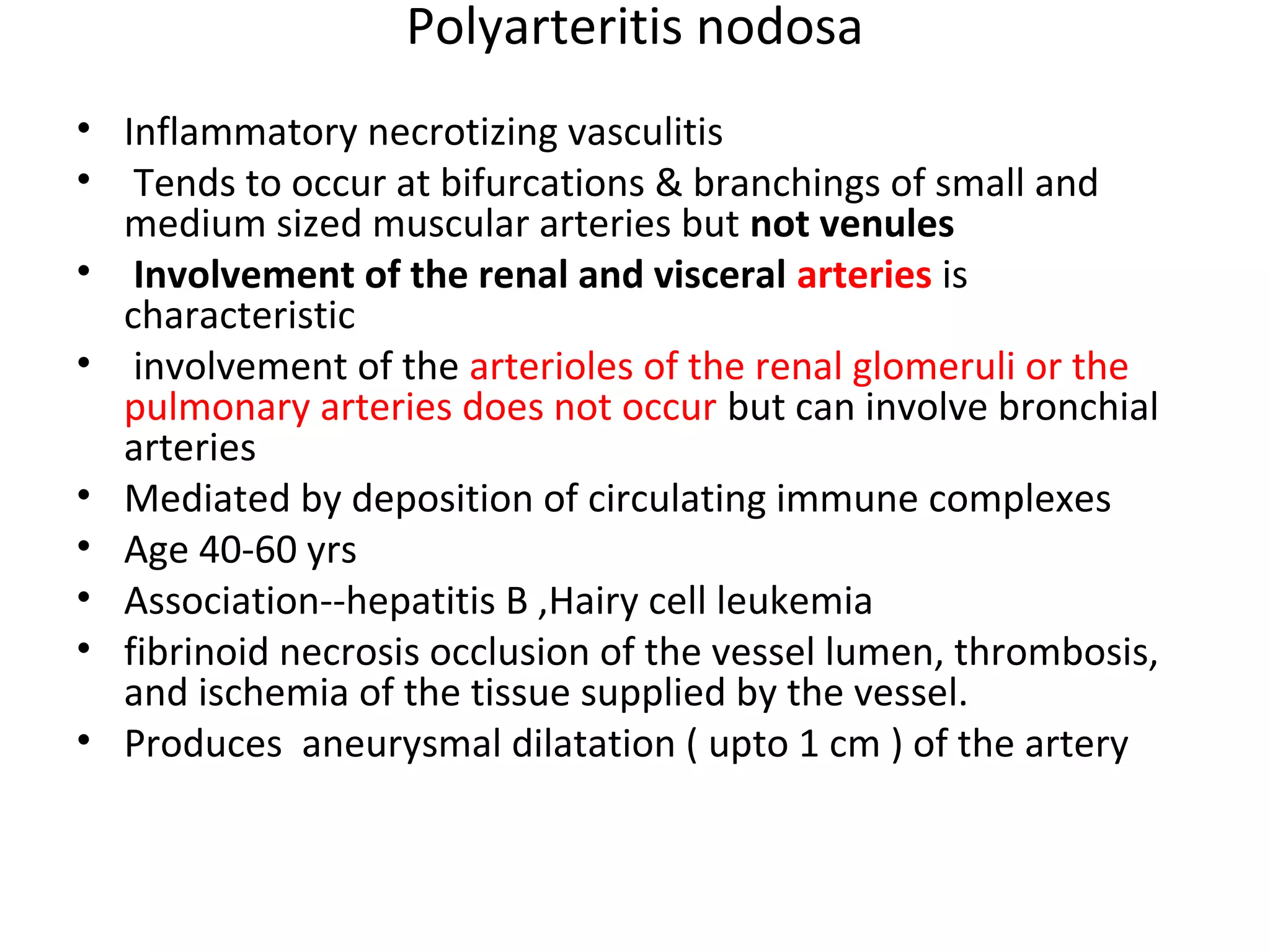 Tutorial vasculitis | PPT