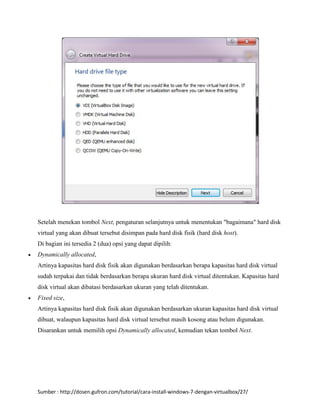 Tutorial virtual box | PDF
