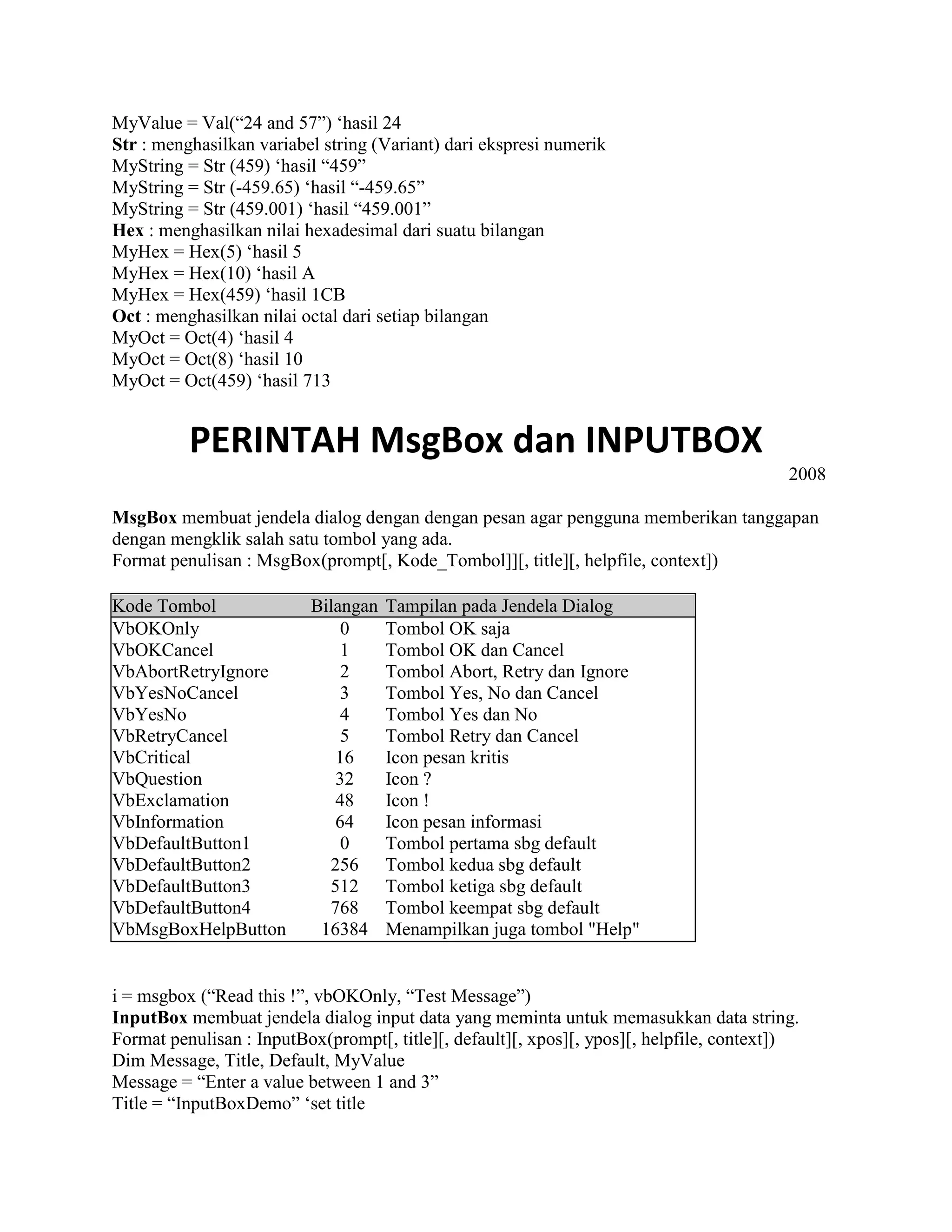 Tutorial visual basic | PDF