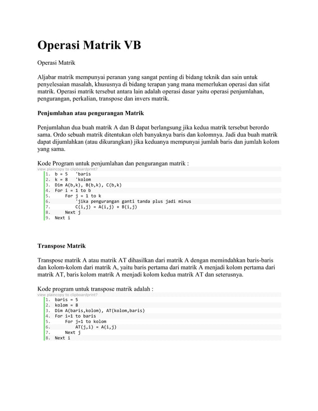 Tutorial visual basic | PDF