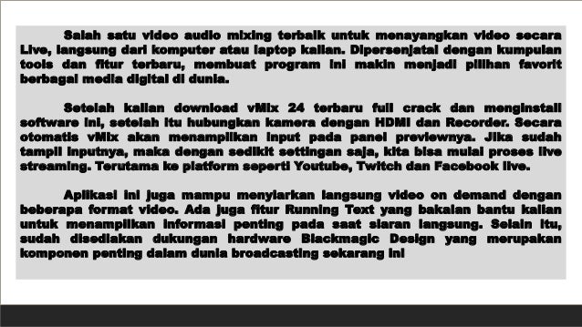 Tutorial vmix | PPTX