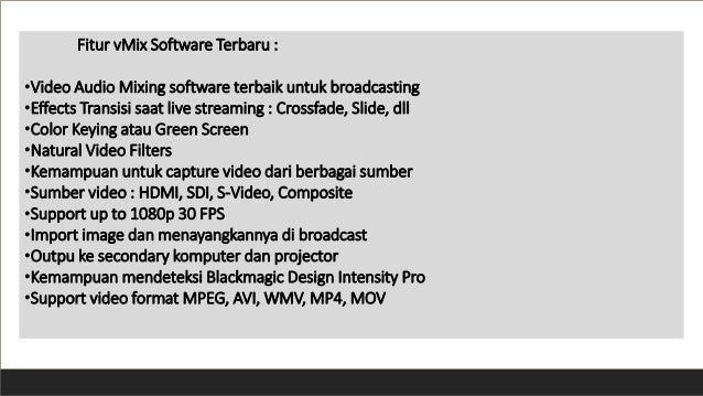 Tutorial vmix | PPTX