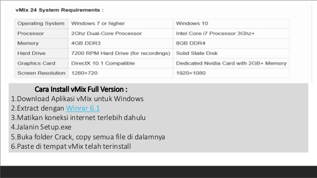 Tutorial vmix | PPTX