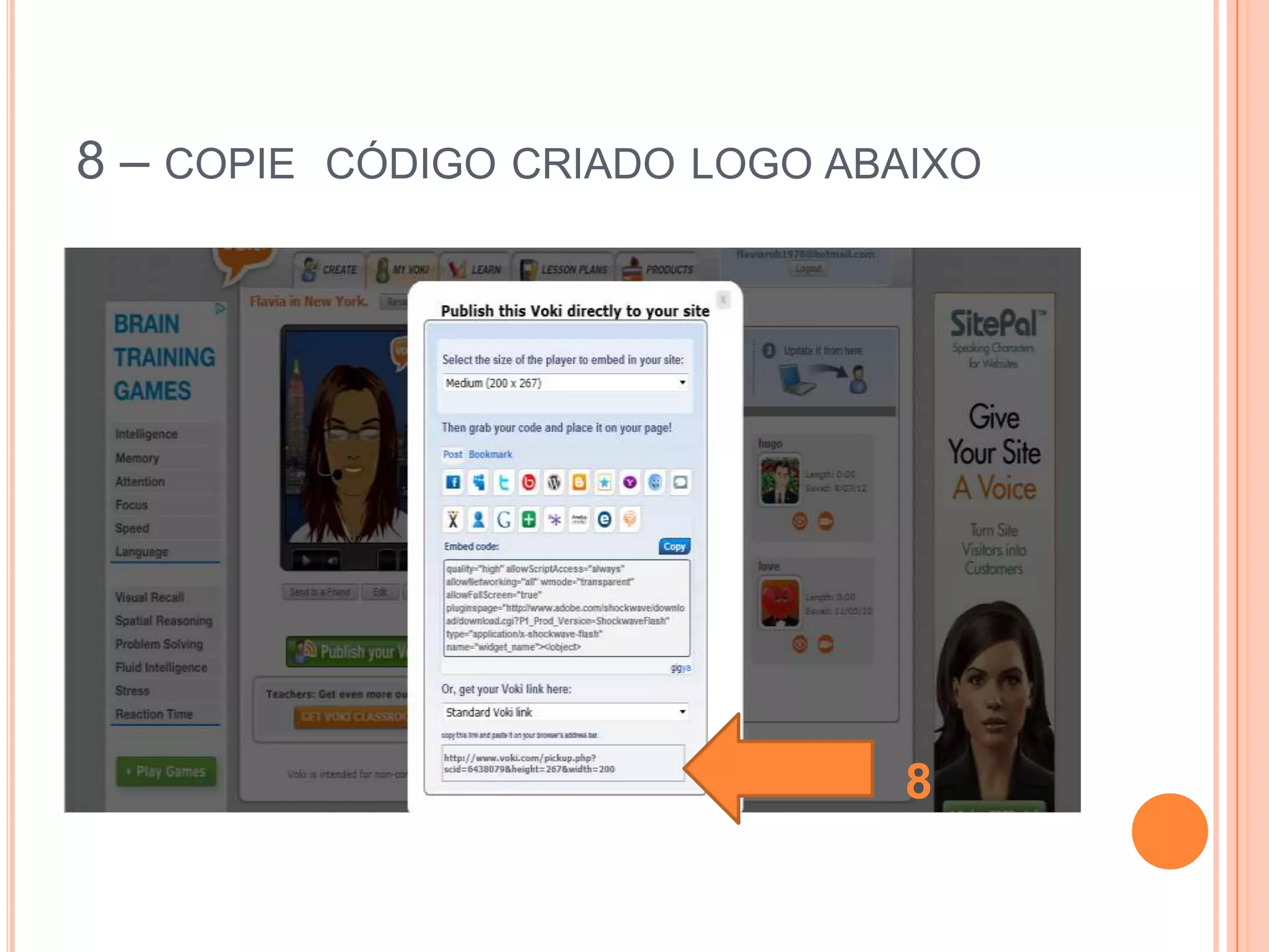 Tutorial voki 3 ano | PPTX