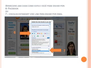 Tutorial voki 3 ano | PPT