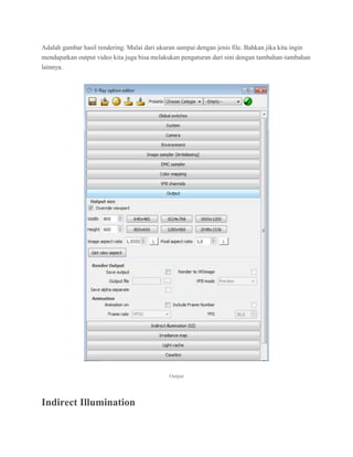 Tutorial vray sketch_up_bahasa_indonesia | PDF