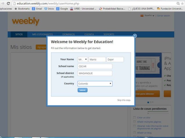 Tutorial webly | PPTX