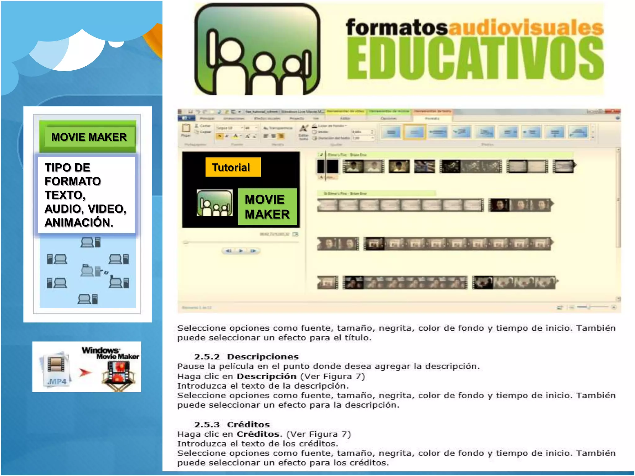 Tutorial windows wlmm movie maker | PPTX