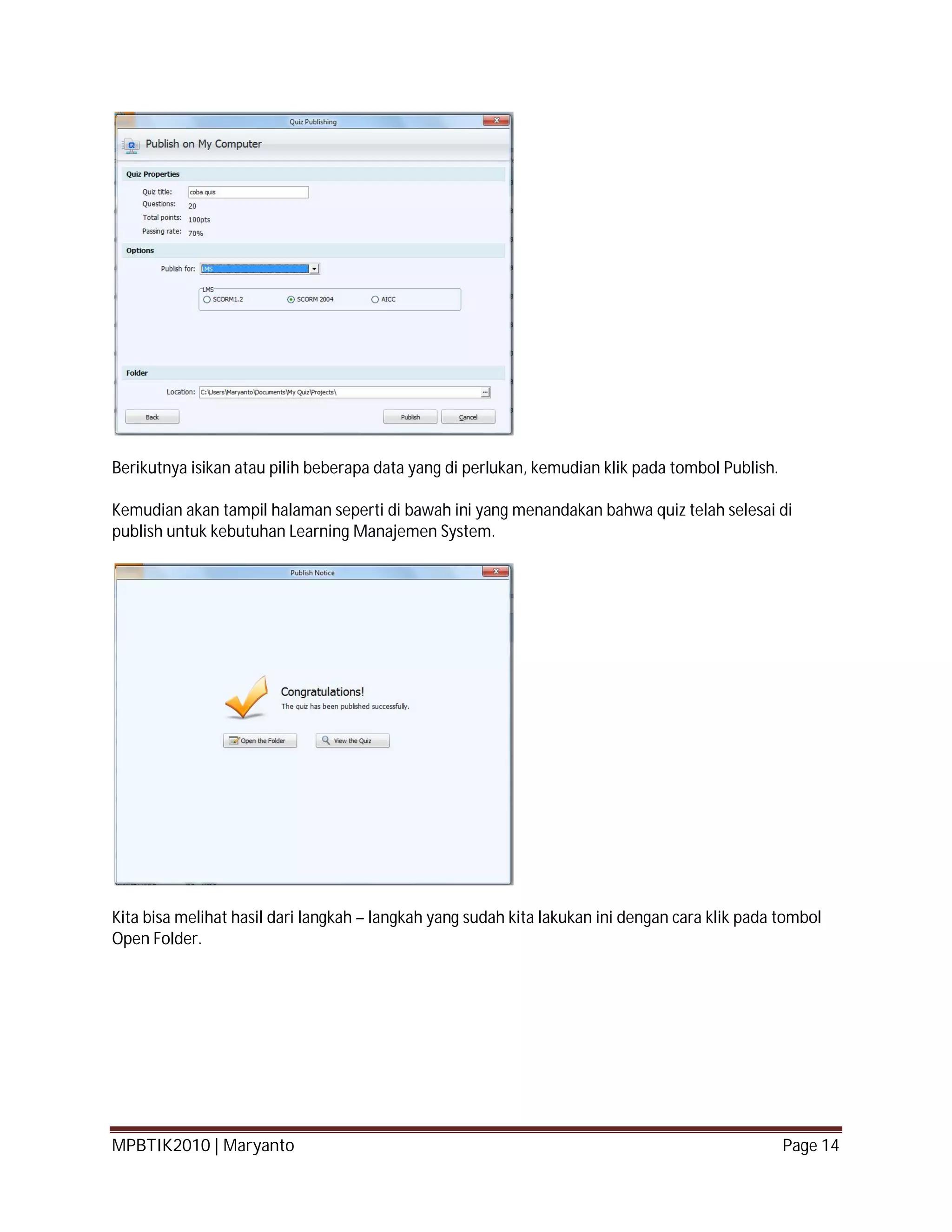 Tutorial wondershare quiz creator | PDF