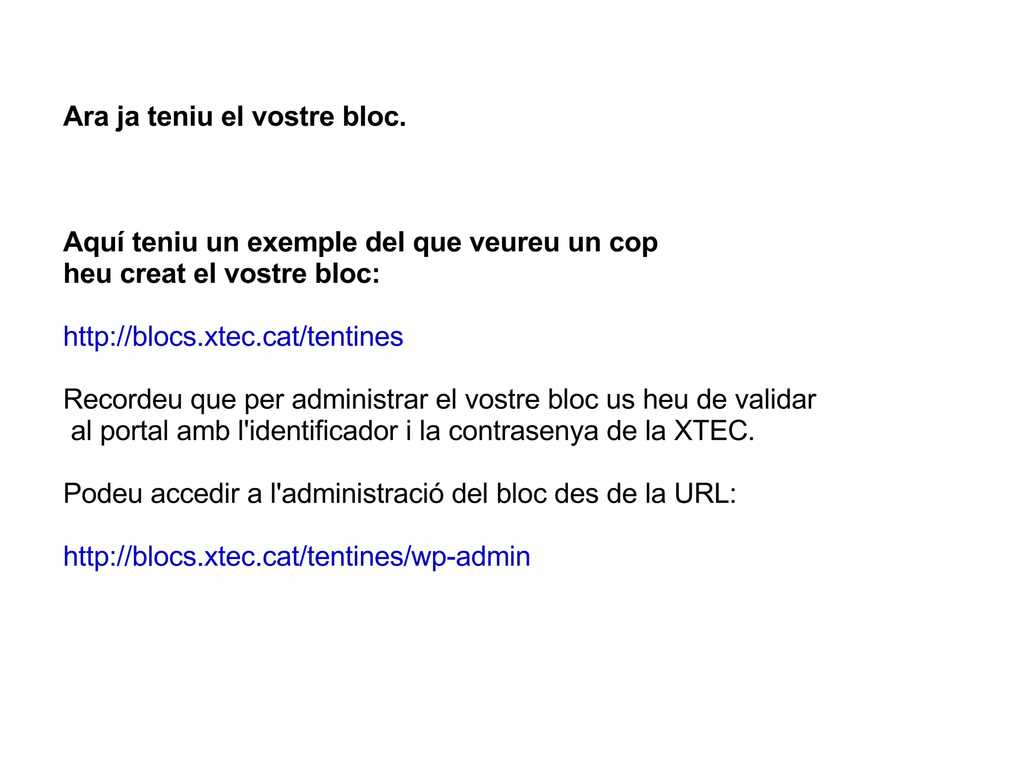 Tutorial xtecblocs | ODP