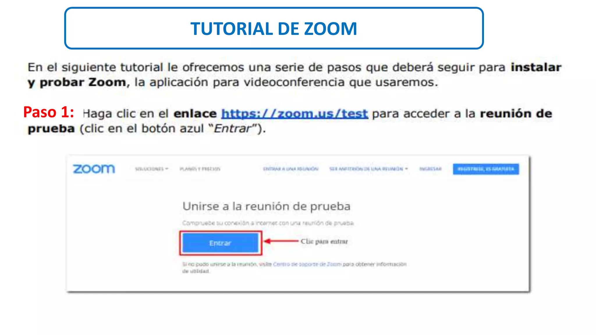 Tutorial zoom | PPTX