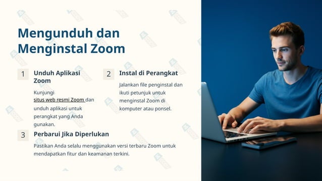 Tutorial Zoom untuk Pemula: memahami dasar-dasar penggunaan aplikasi Zoom | PPTX