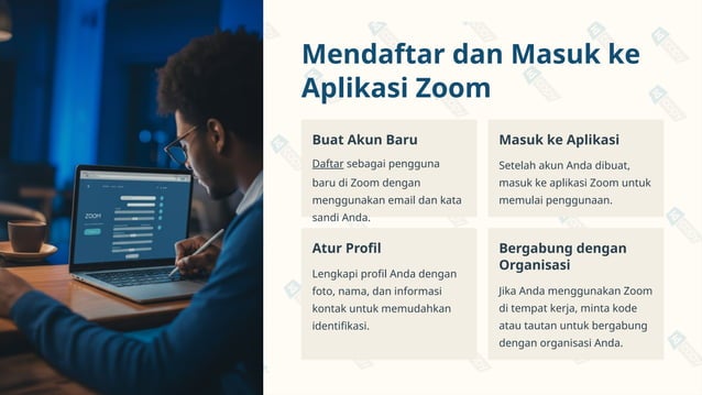 Tutorial Zoom untuk Pemula: memahami dasar-dasar penggunaan aplikasi Zoom | PPTX