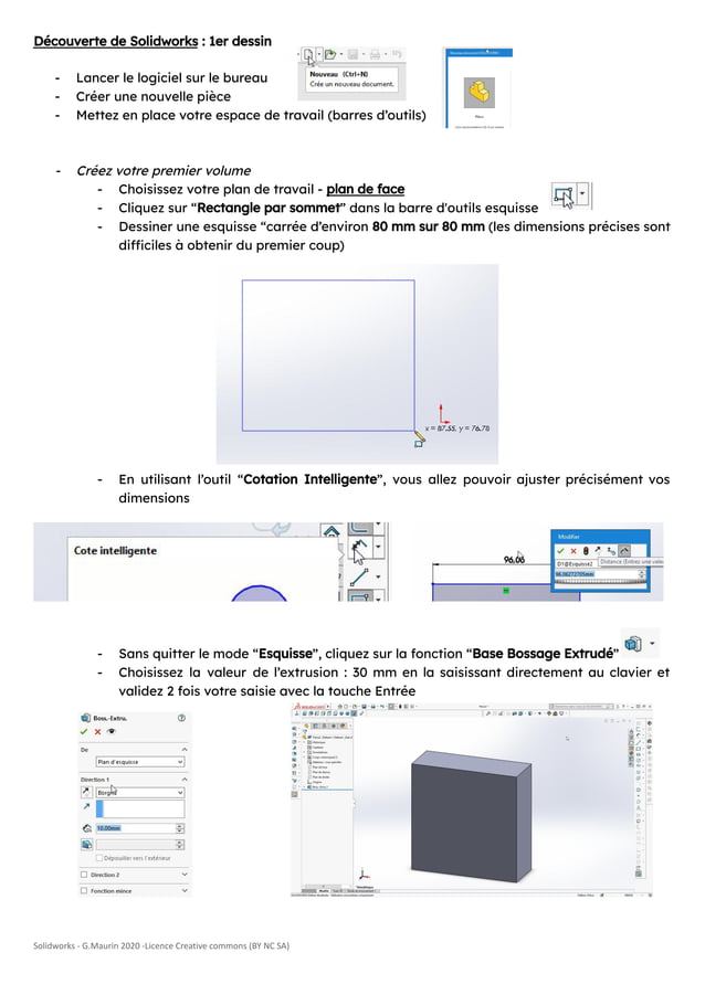 Tutoriel Solidworks 2020 | PDF | Computing | Technology & Computing