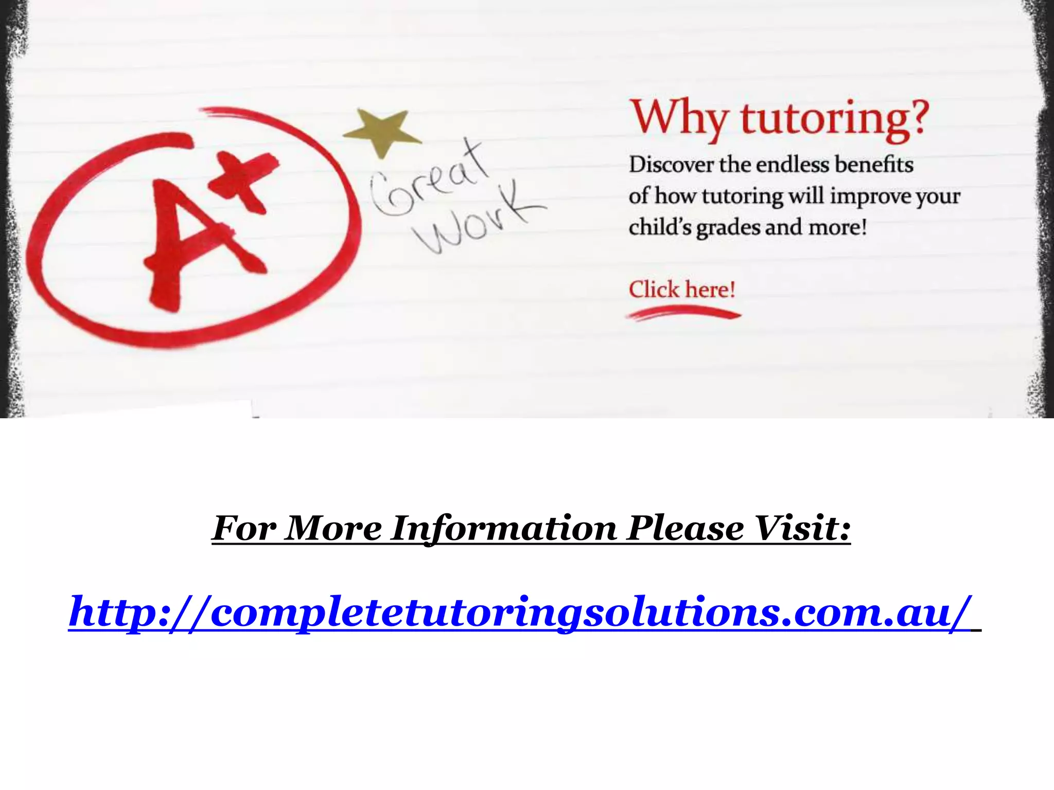 Tutoring | PPTX