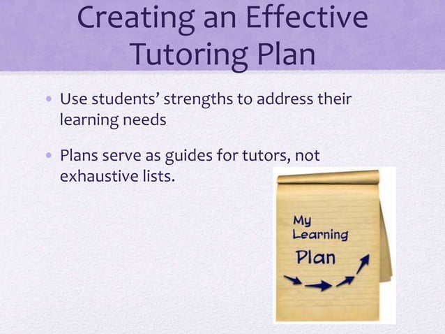 Effective Tutoring | PPTX