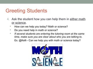 Tutoring session set up | PPT