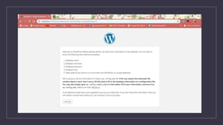 Tutoriol instalasi wordpress secara localhost(Wamp) | PPT