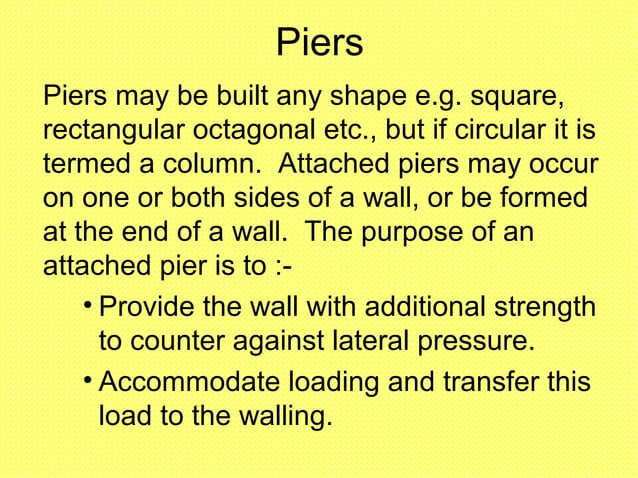 Tutor isolated and attached piers .ppt1 | Civil Engineering Industry ...
