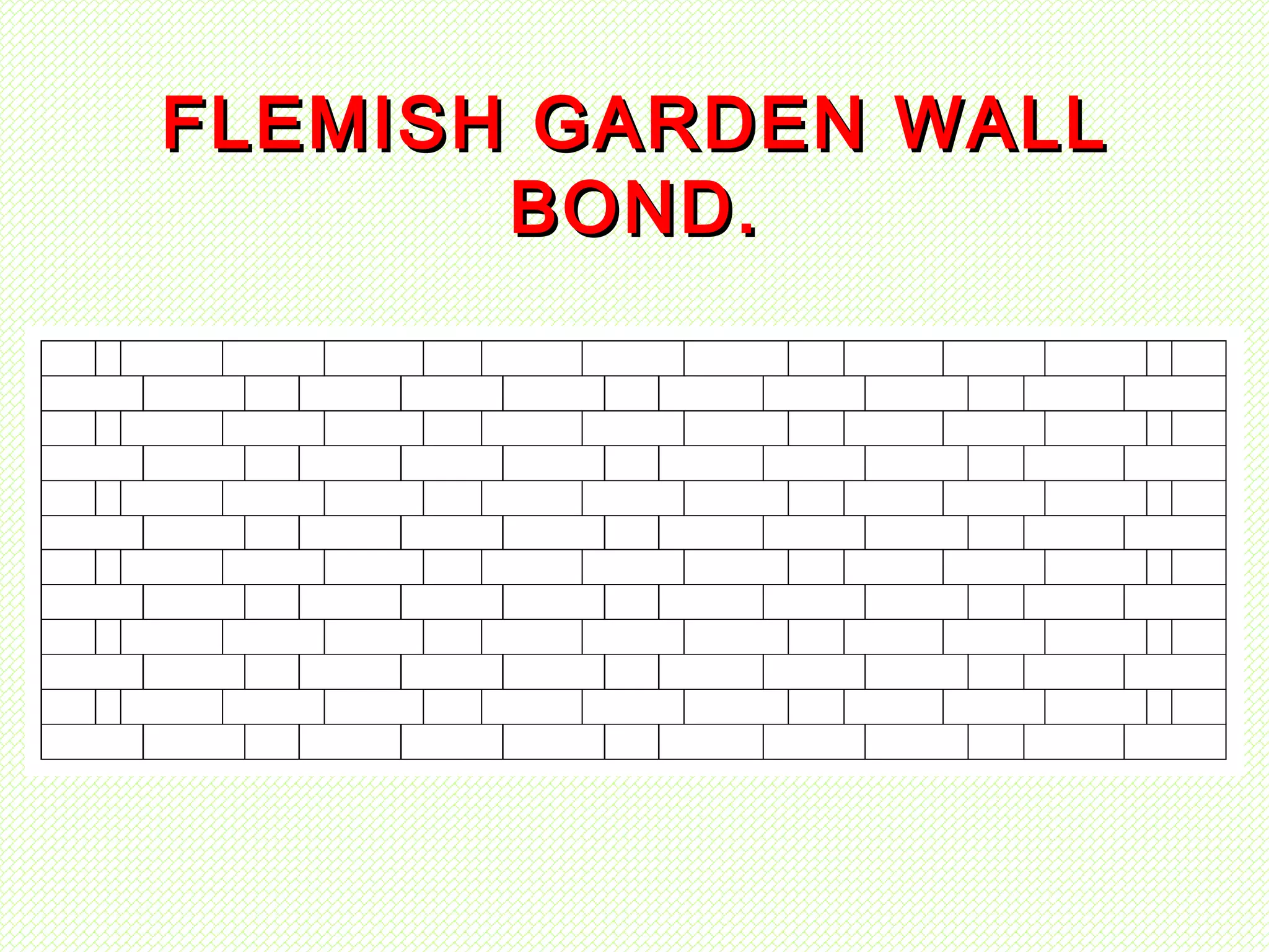 Tutor l1 brickwork bonding | PPT