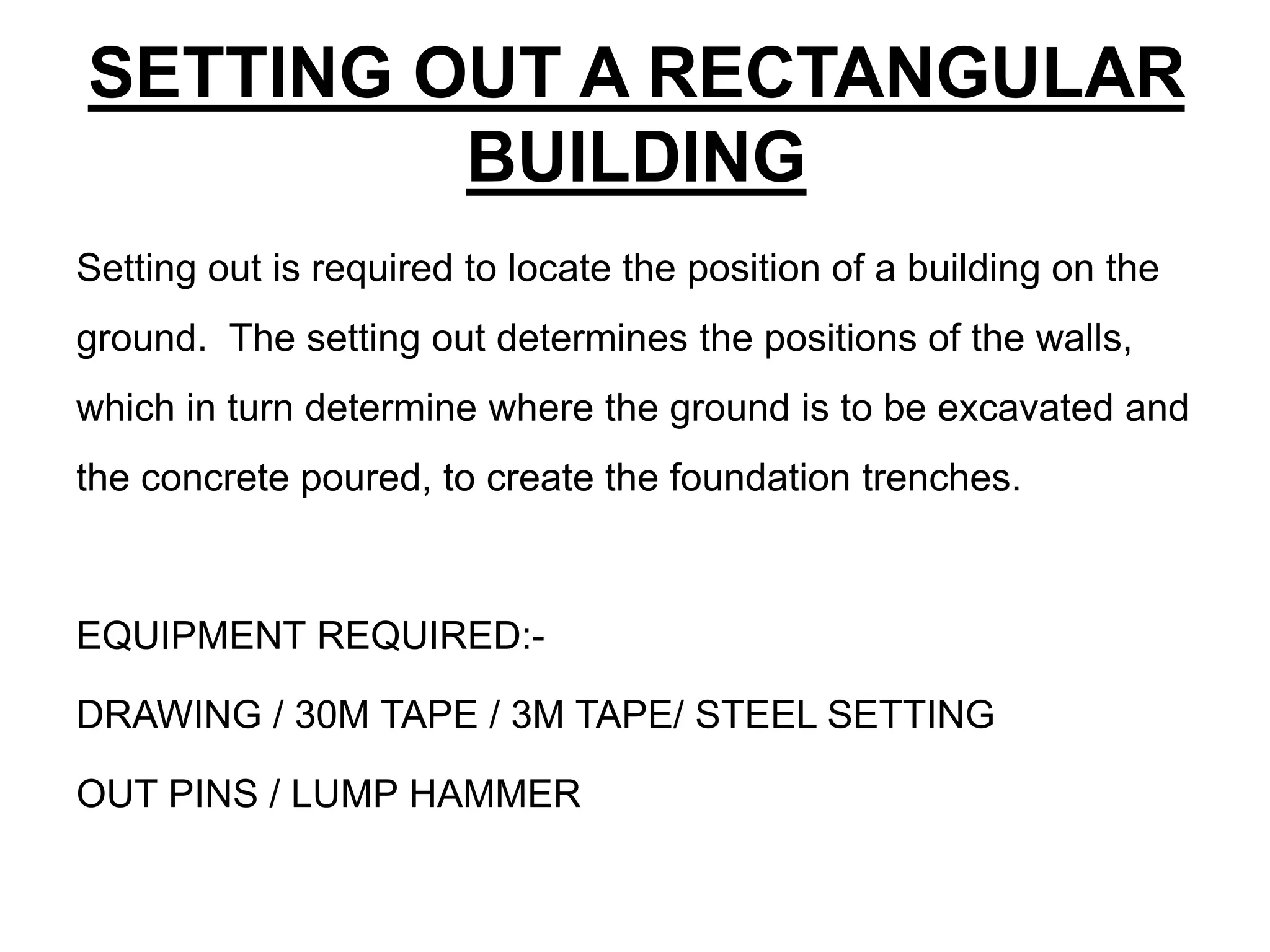 Tutor l1 setting out | PPTX