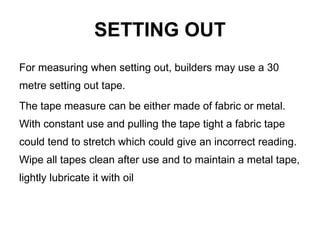 Tutor l1 setting out | PPTX