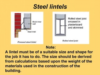 Tutor lintels .ppt 6 | PPT