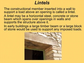 Tutor lintels .ppt 6 | PPT