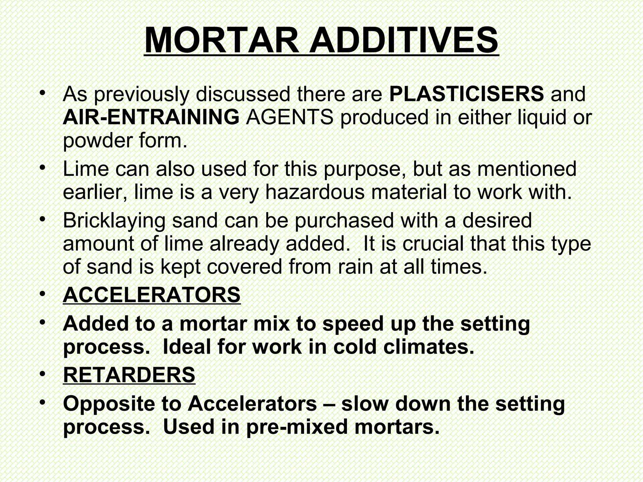 Tutor mortars ppt 1 | PPT