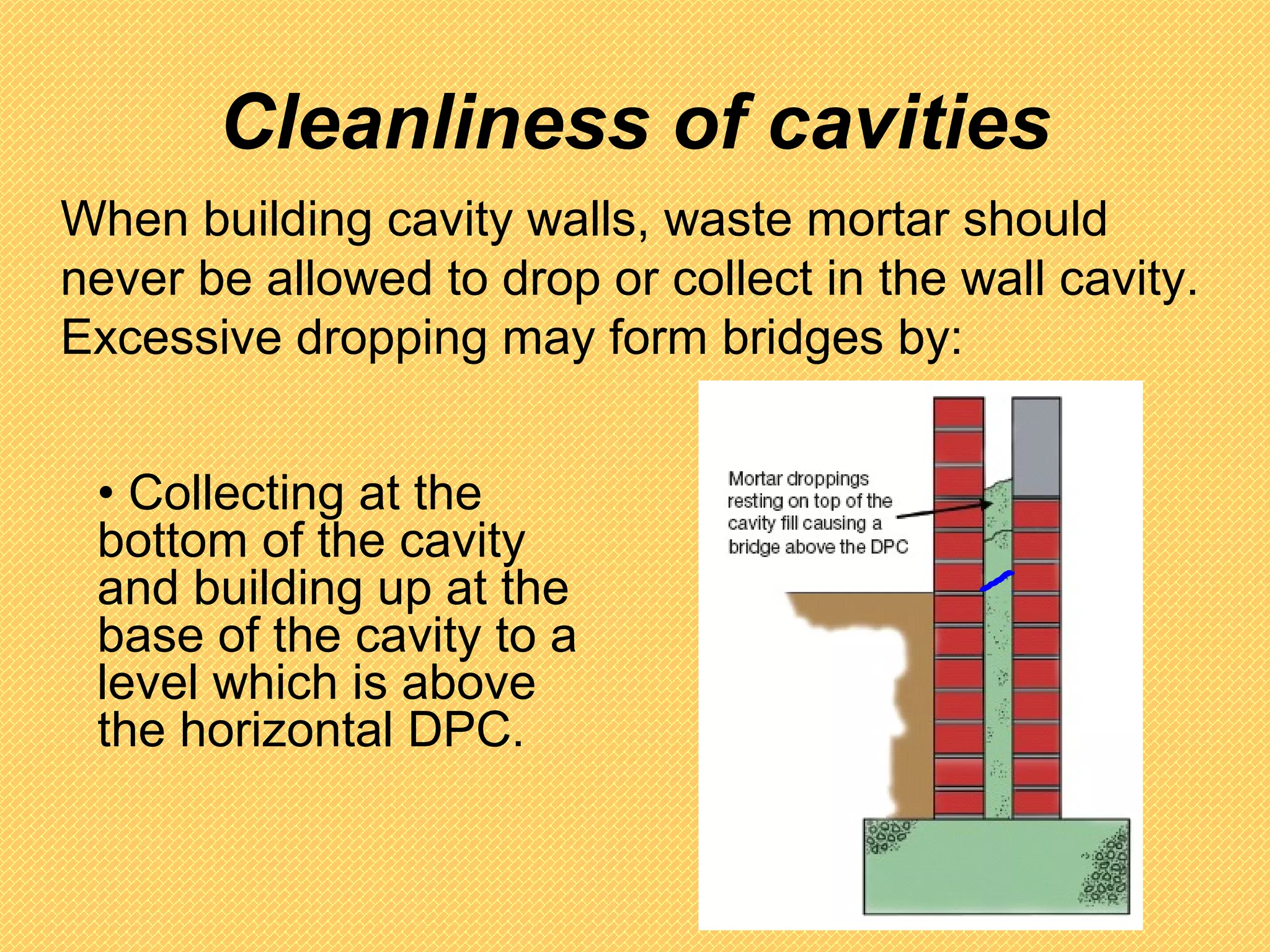 Tutor preventing dampness in cavity walls .ppt 3 | PPT