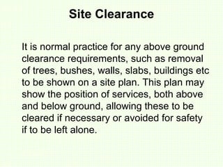 Tutor site clearance | PPT