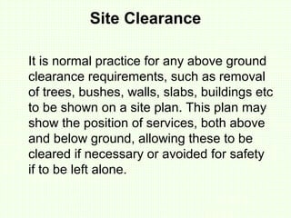 Tutor site clearance | PPT