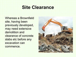 Tutor site clearance | PPT