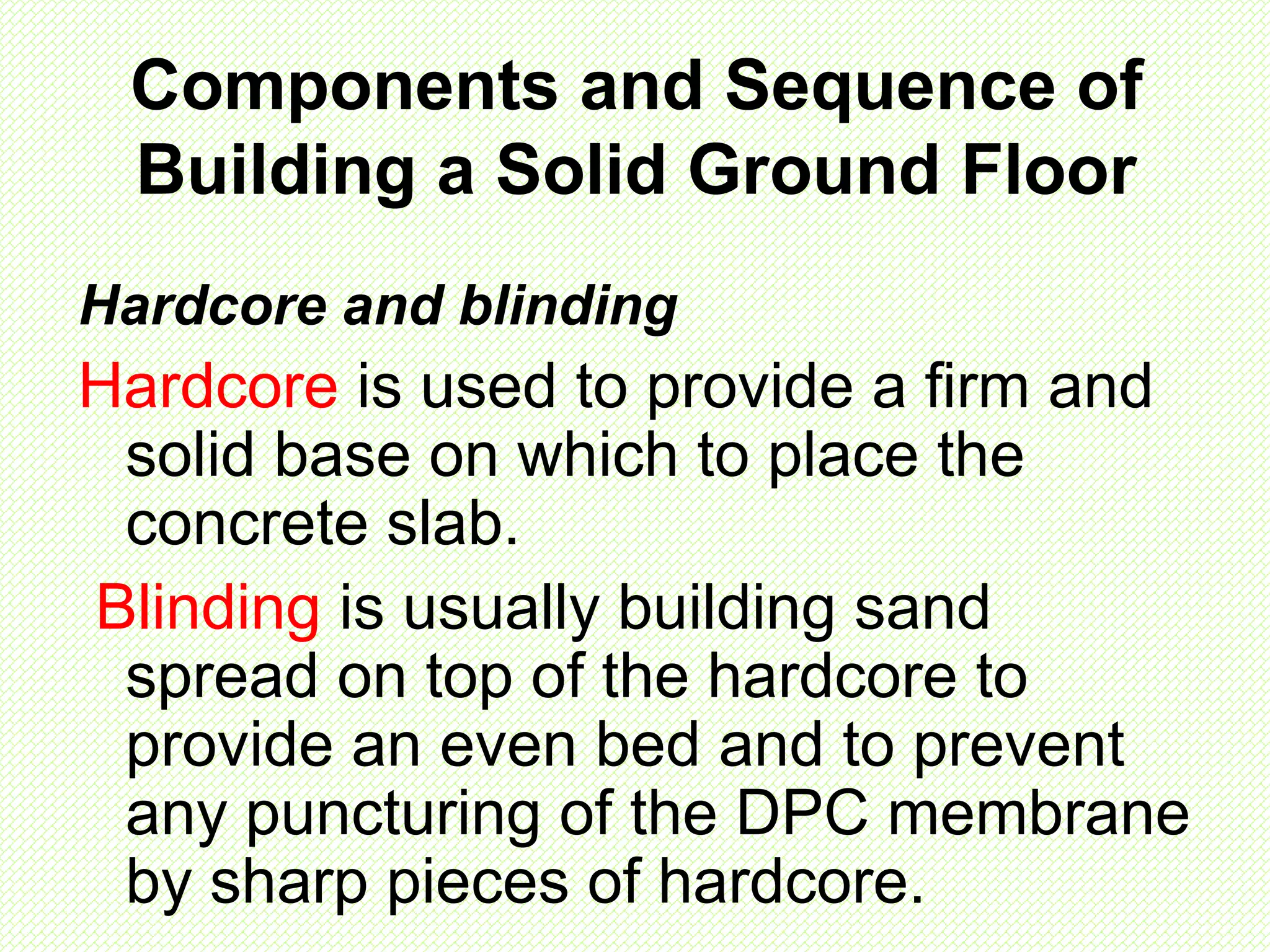 Solid Ground Floors | PPT