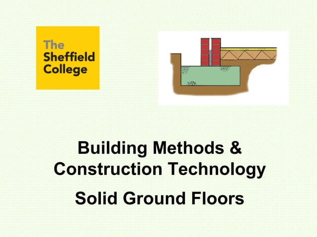 Solid Ground Floors | PPT | Civil Engineering Industry | Industries