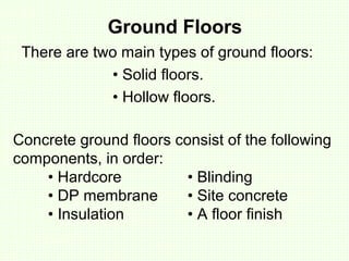 Solid Ground Floors | PPT