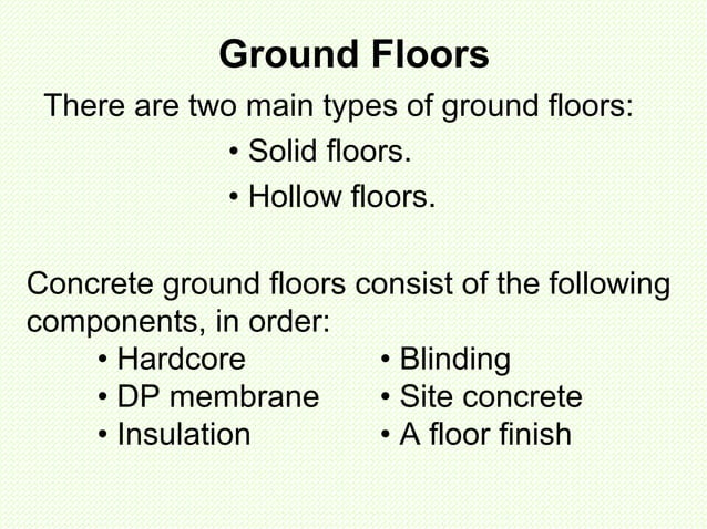 Solid Ground Floors | PPT | Civil Engineering Industry | Industries