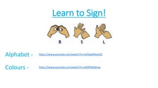 Tutor time presentation Deaf Awareness | PPTX